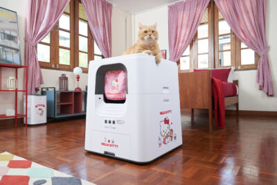 Aclium Hello Kitty Edition Self-Cleaning Automatic Cat Litter Box Odor ...