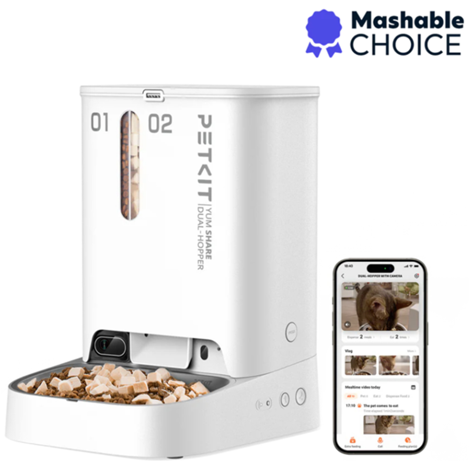YumShare Dual-hopper Automatic Feeder with Camera – H3NZ